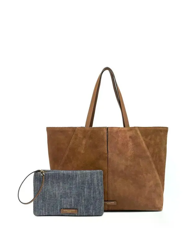 GIANNI CHIARINI Maya Reversible Tote Bag - Brown