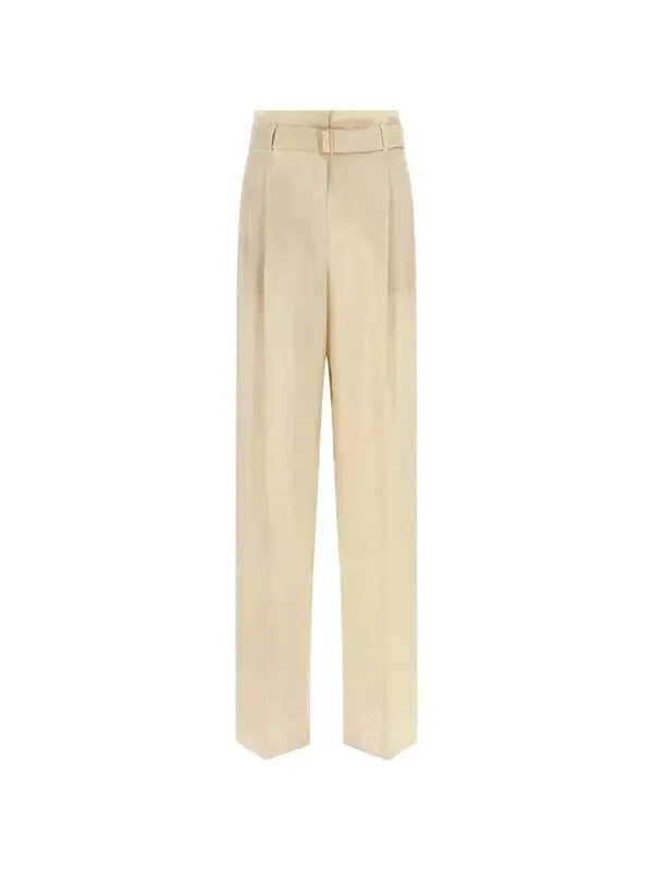 Max Mara Pleated Trousers - Neutrals