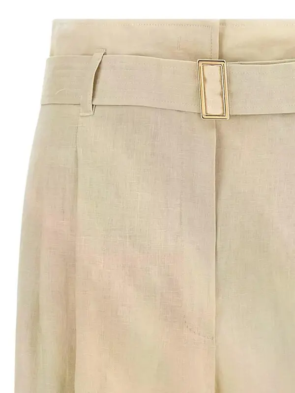 Max Mara Pleated Trousers - Neutrals