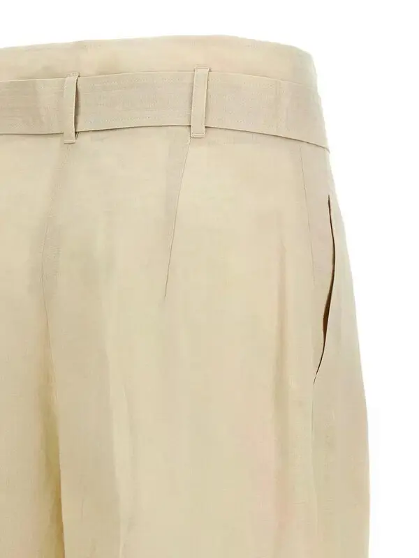 Max Mara Pleated Trousers - Neutrals