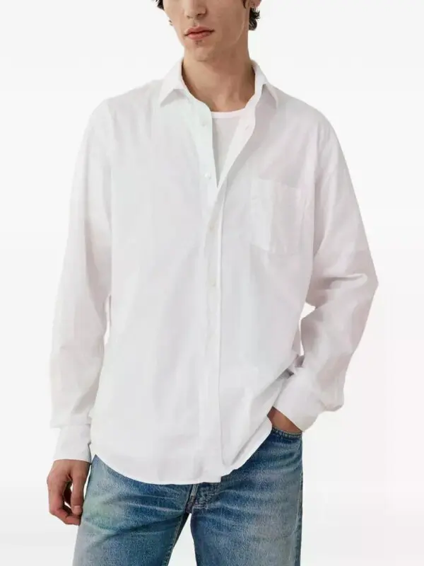 Hartford Paul Pocket Shirt - White