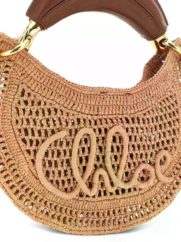 Chloé Mini Raffia Tote Bag - Neutrals