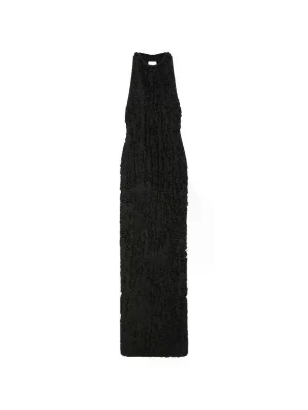 Max Mara Ruffled Backless Dress