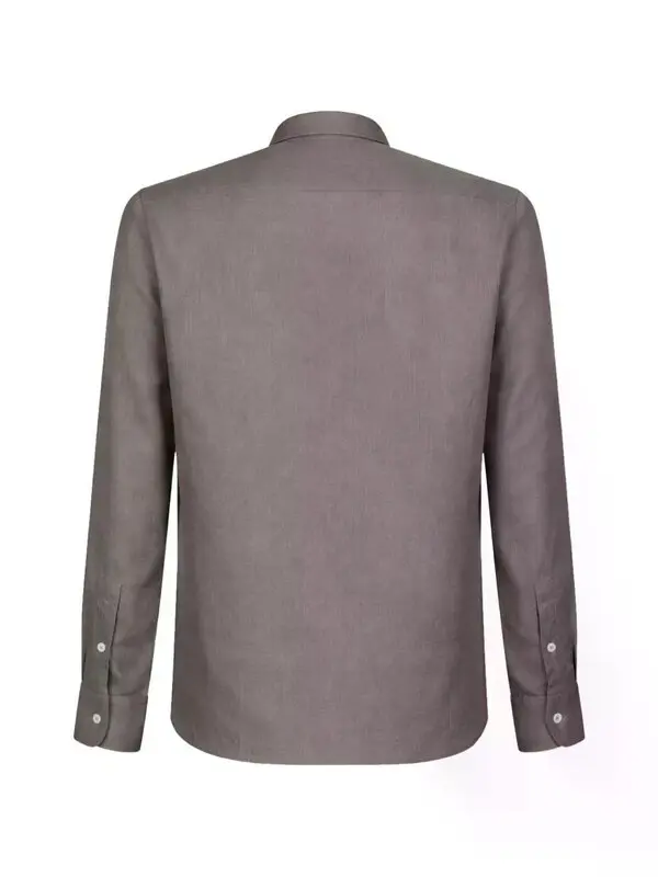 Tagliatore Three-button Polo Shirt - Brown