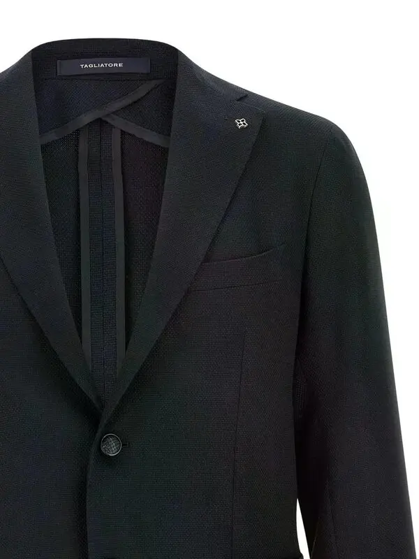 Tagliatore Montecarlo Metal Pin Patch Pockets Blazer