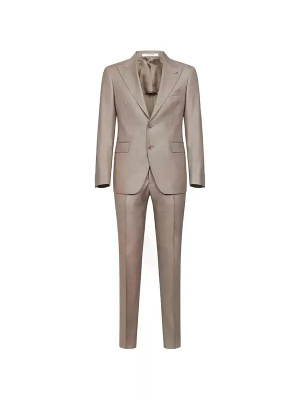 Tagliatore Peak-lapel Two-button Suits - Neutrals
