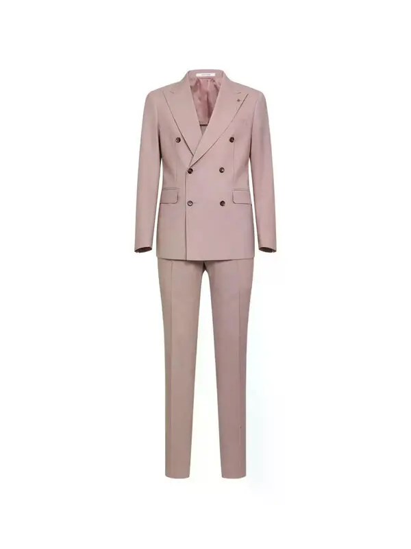 Tagliatore Peak-lapel Double-breasted Suit