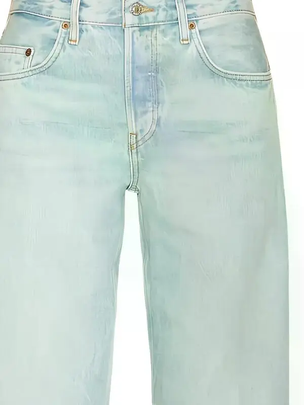 RE/DONE Buttoned Straight Jeans