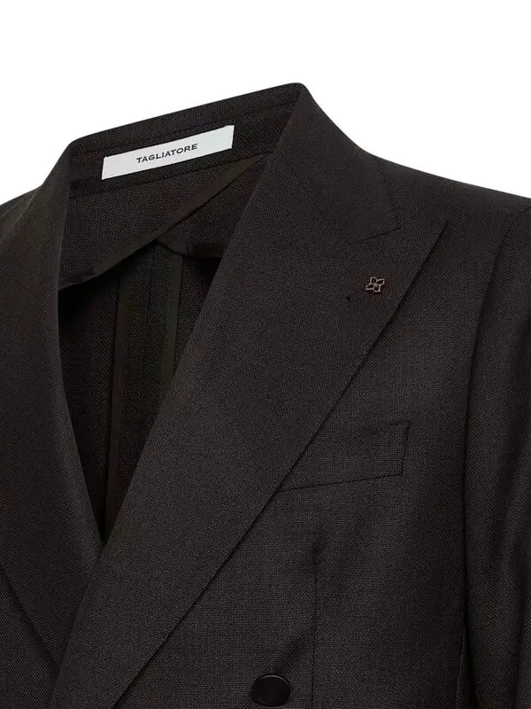 Tagliatore Double-breasted Peak-lapel Blazer