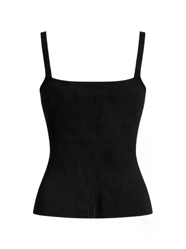 JW Anderson Openwork Bow-detail Top - Neutrals