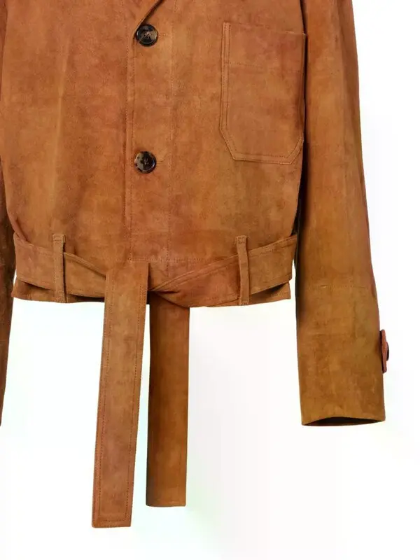 Stouls Belted Leather Jacket