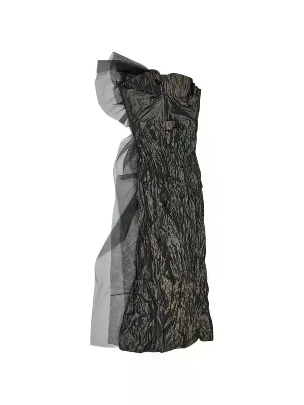 VIVIENNE WESTWOOD Ruffled Strapless Midi Dress