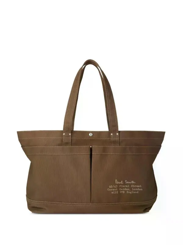 Paul Smith Large Tote Bag - Brown