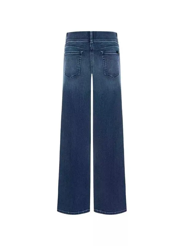 CAMBIO Wide-leg Jeans With Elasticated Waist