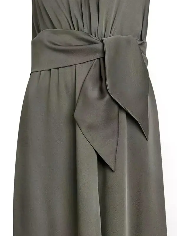 Emporio Armani Tie-waist Maxi Dress