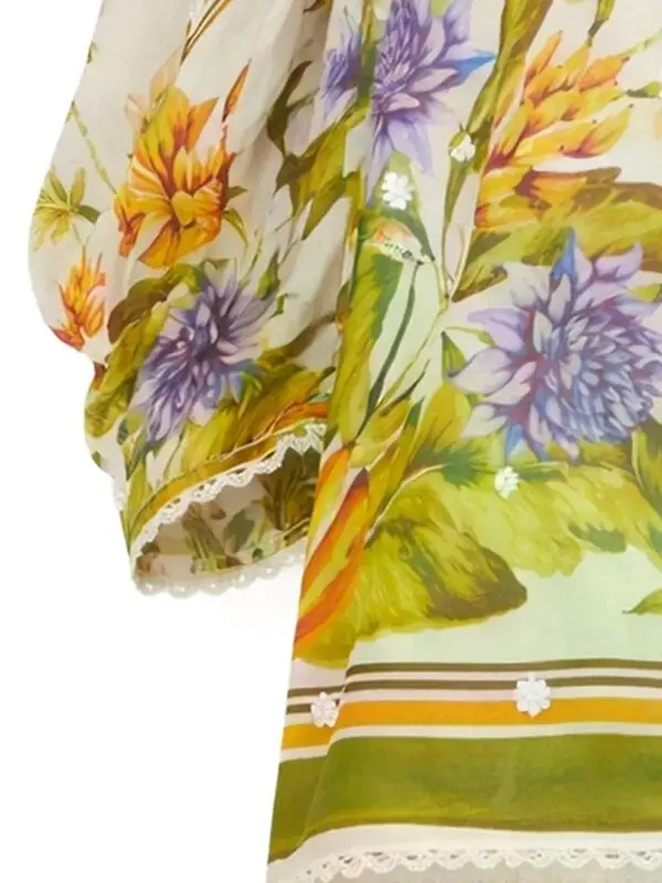 Farm Rio Tropical-print Blouse