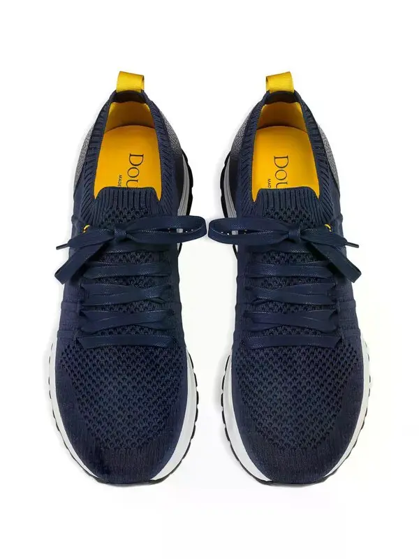 DOUCAL'S Heel-detail Sneakers - Blue