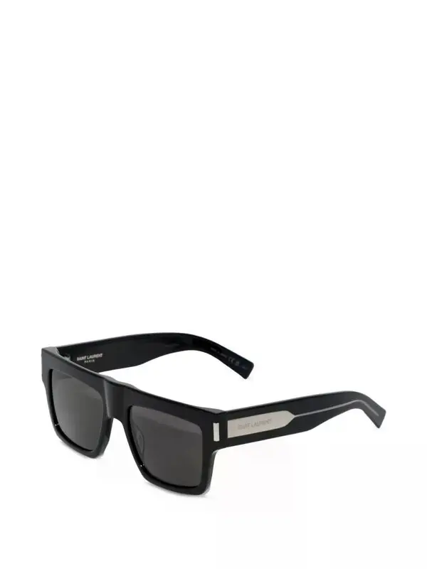 Saint Laurent Rectangle-frame Sunglasses - Black