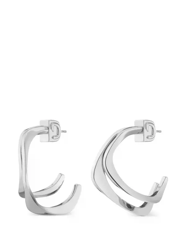 Demarson Sandro Hoop Earrings - Silver