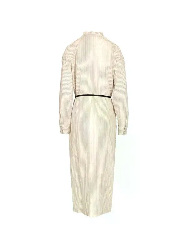 Barena Venezia Striped Tie-neck Dress