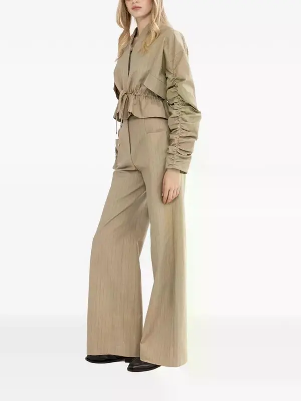 NISSA Striped Cotton Jacket