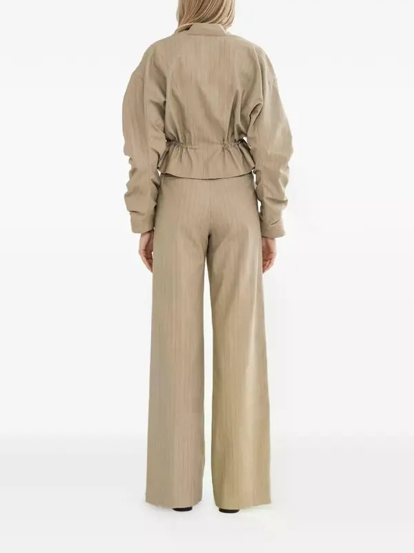 NISSA Striped Cotton Jacket