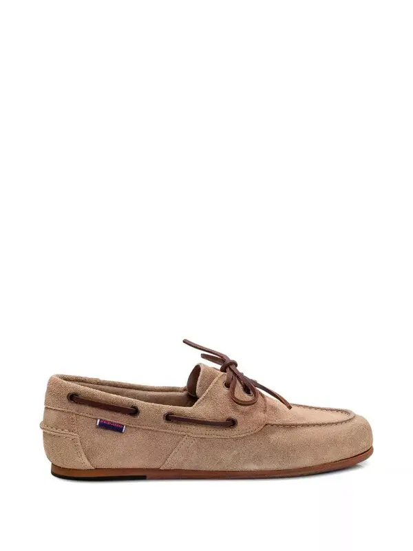 SEBAGO Lace-up Suede Boat Shoes - Neutrals