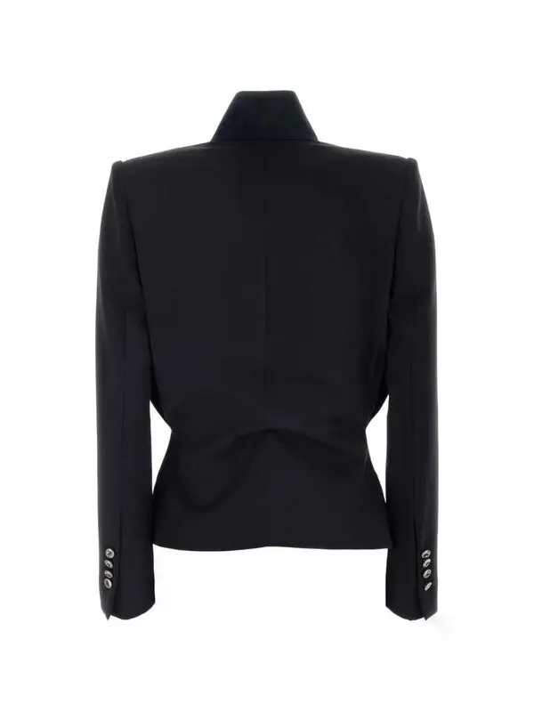 Alexander McQueen Double-breasted Peaked-lapel Jacket