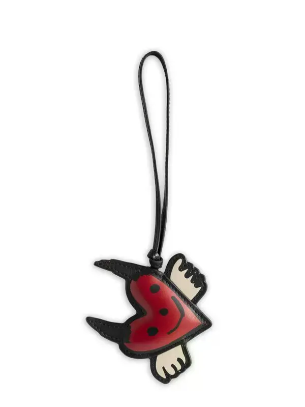 Zadig&Voltaire Devilish Heart Keyring - Red