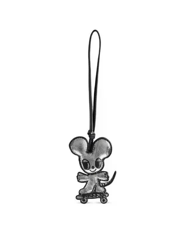 Zadig&Voltaire Skater Mouse Keyring - Silver