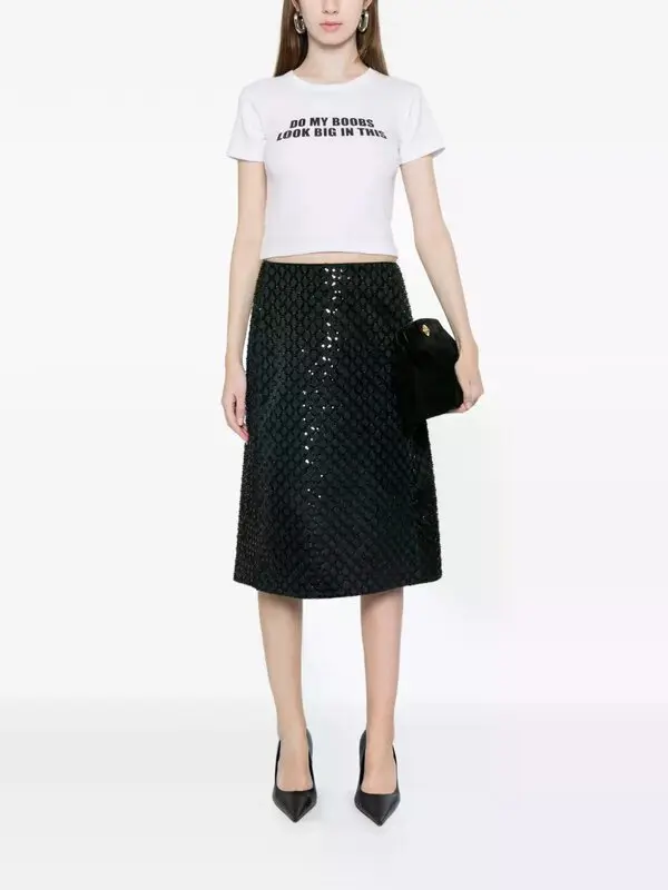 Dorothee Schumacher Patterned A-line Midi Skirt