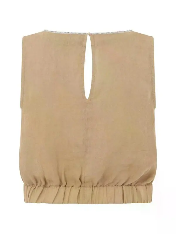 120% Lino Linen Top - Neutrals