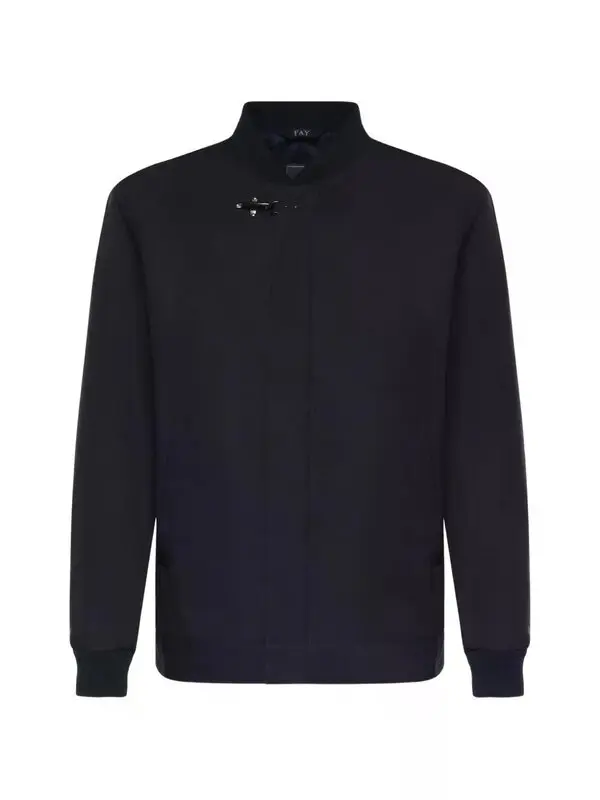 FAY Toggle-fastening Jacket - Blue