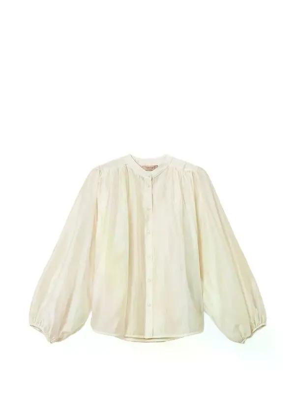 TWINSET Voile Shirt With Gathered Detailing