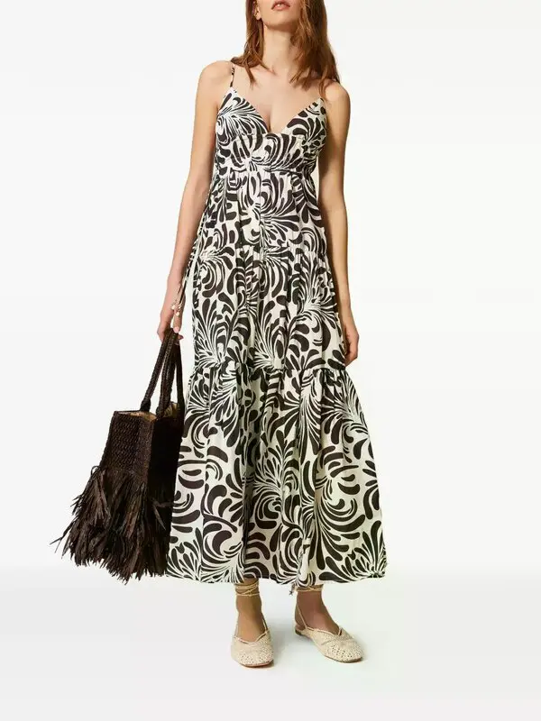 TWINSET Printed Maxi Dress