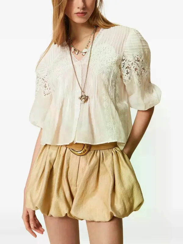 TWINSET Lace-detail Shirt