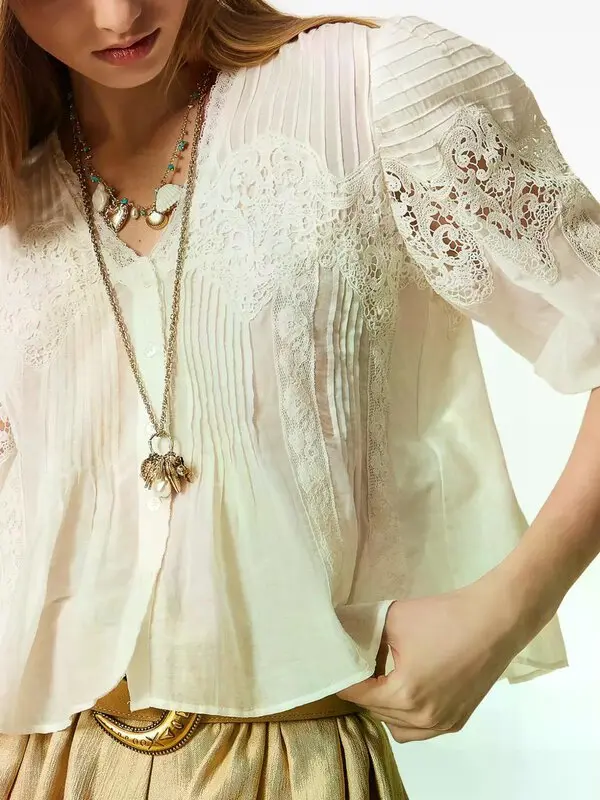 TWINSET Lace-detail Shirt