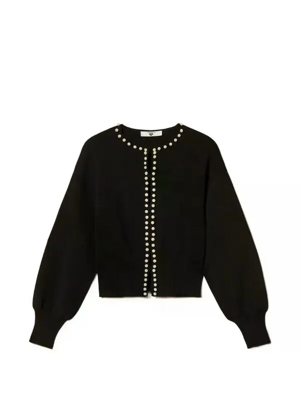 TWINSET Cardigan With Pearl Embroidery