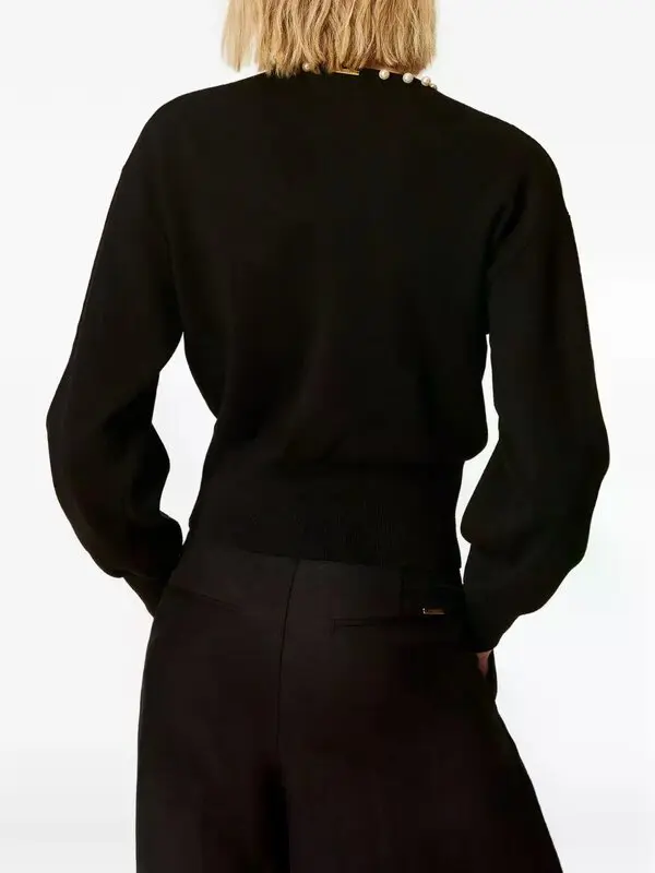 TWINSET Cardigan With Pearl Embroidery