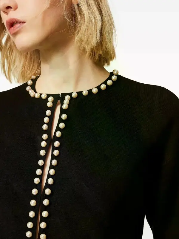 TWINSET Cardigan With Pearl Embroidery