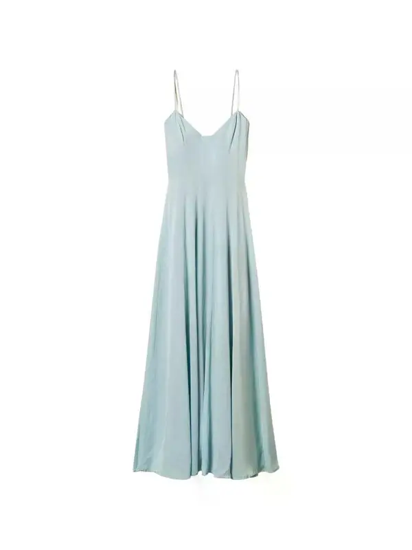 TWINSET Maxi Sleeveless Dress - Blue