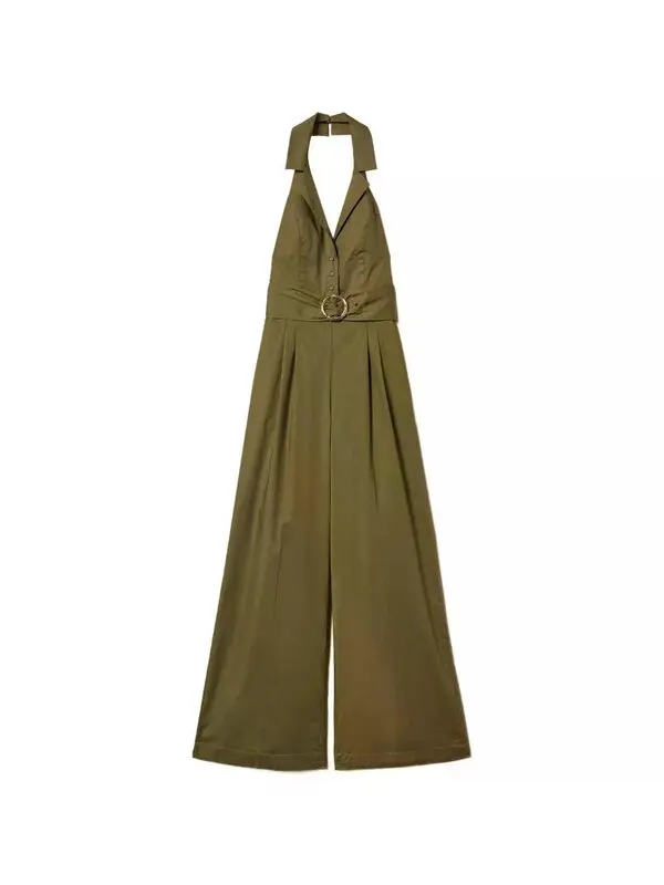 TWINSET Belted Jumpsuit - Green