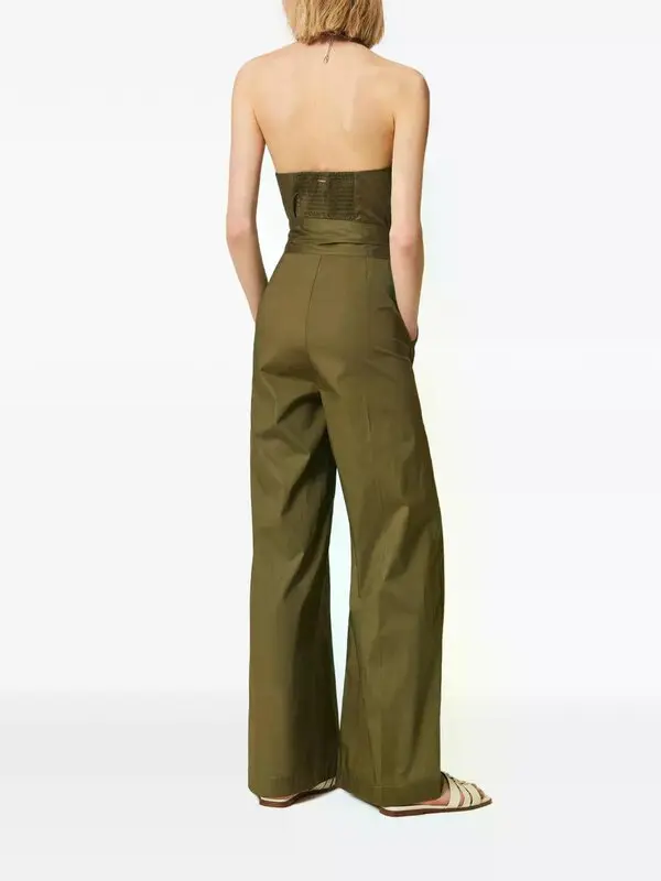 TWINSET Belted Jumpsuit - Green