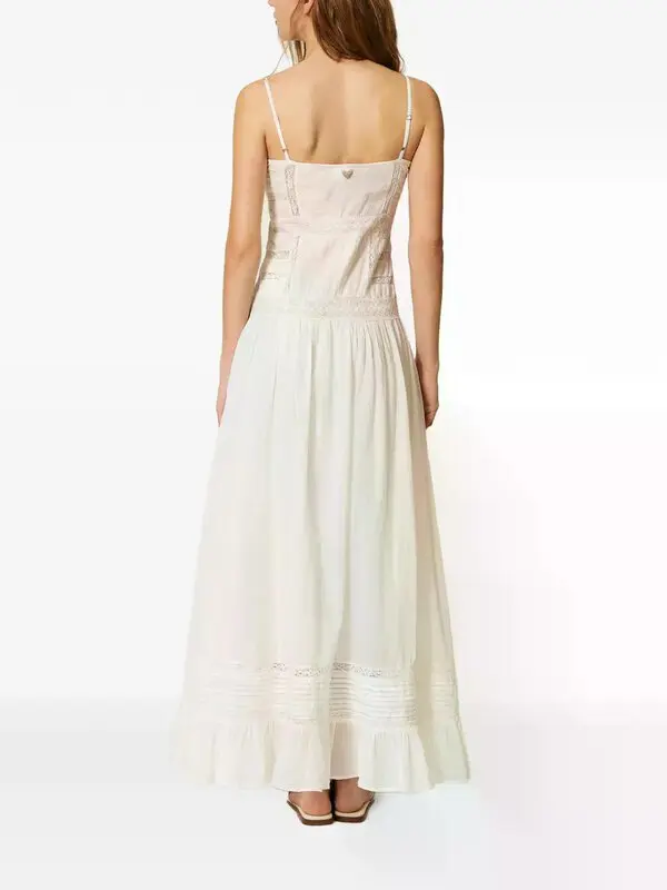 TWINSET Maxi Lace Buttoned Dress