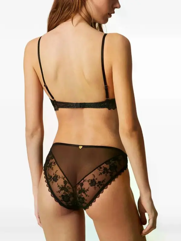 TWINSET Floral Tulle Briefs