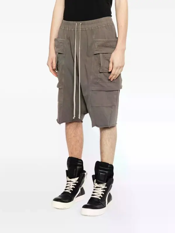 Rick Owens Cretch Cargo Shorts - Brown
