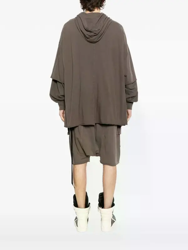 Rick Owens Tommy Hustler Hoodie - Brown