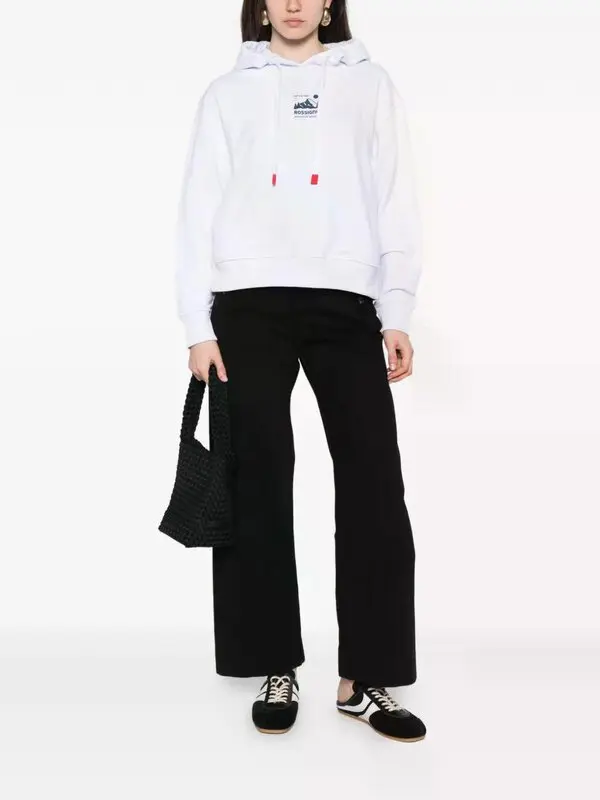 Rossignol Logo-print Hoodie - White