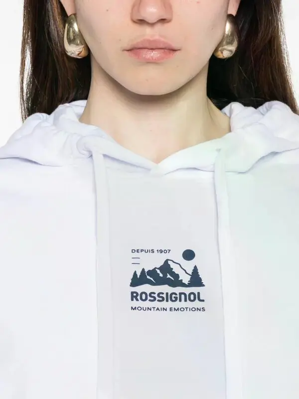 Rossignol Logo-print Hoodie - White