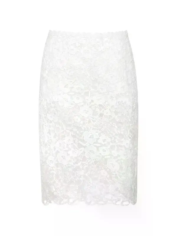 Vivetta Floral-lace Midi Skirt